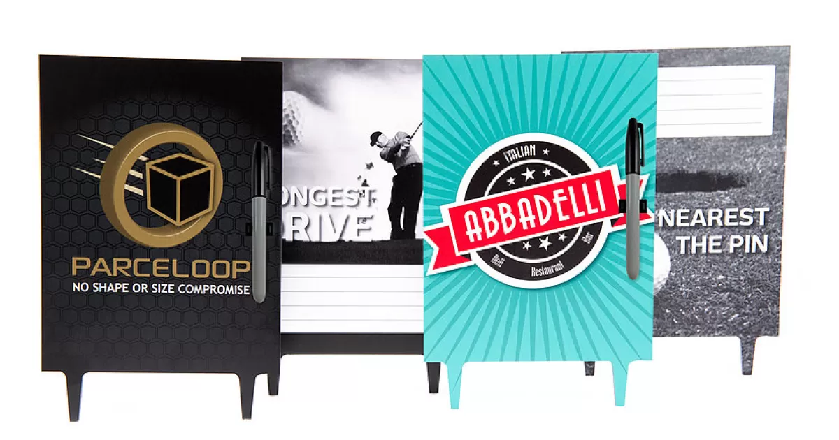 Promotional Longest Drive and Nearest the Pin Markers