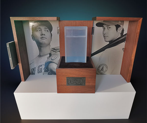 Fanatics Baseball Wooden Card Holder Box